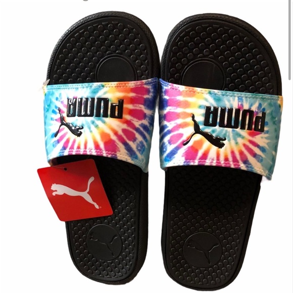 Puma | Shoes | Puma Cool Cat Tie Dye Slides | Poshmark